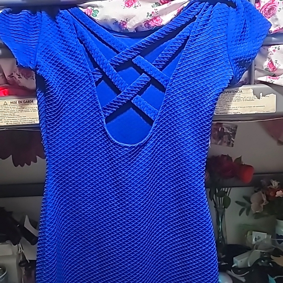 H&M | Dresses | Divided Dark Blue Body Con Dress Size M | Poshmark